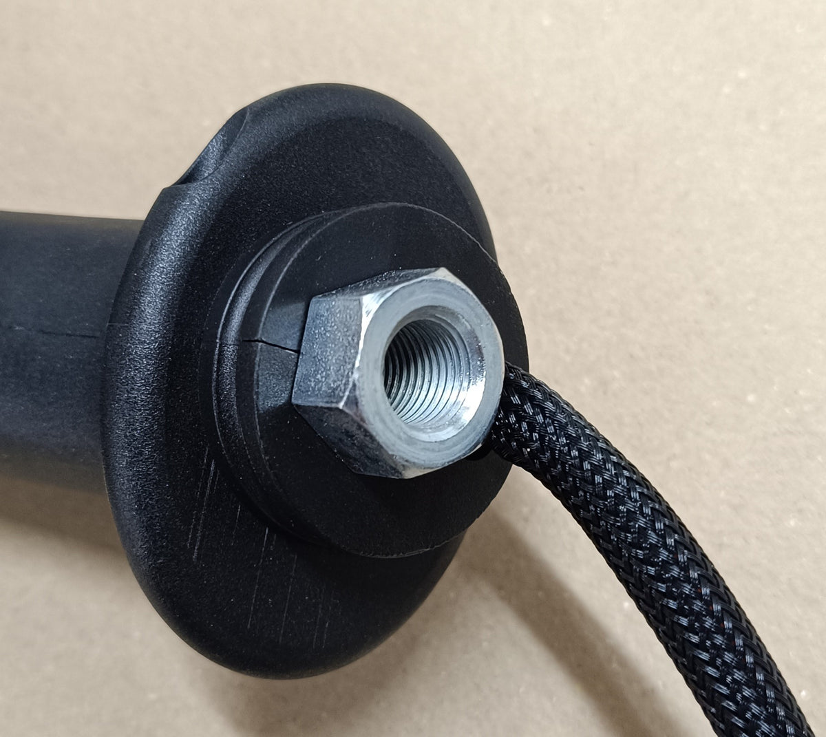 Joystick mit Taster / M12 Gewindeanschluss – Grunemeyer Hydraulik